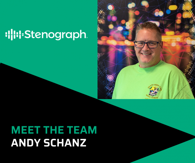 Get to Know the Stenograph Team – Andy Schanz